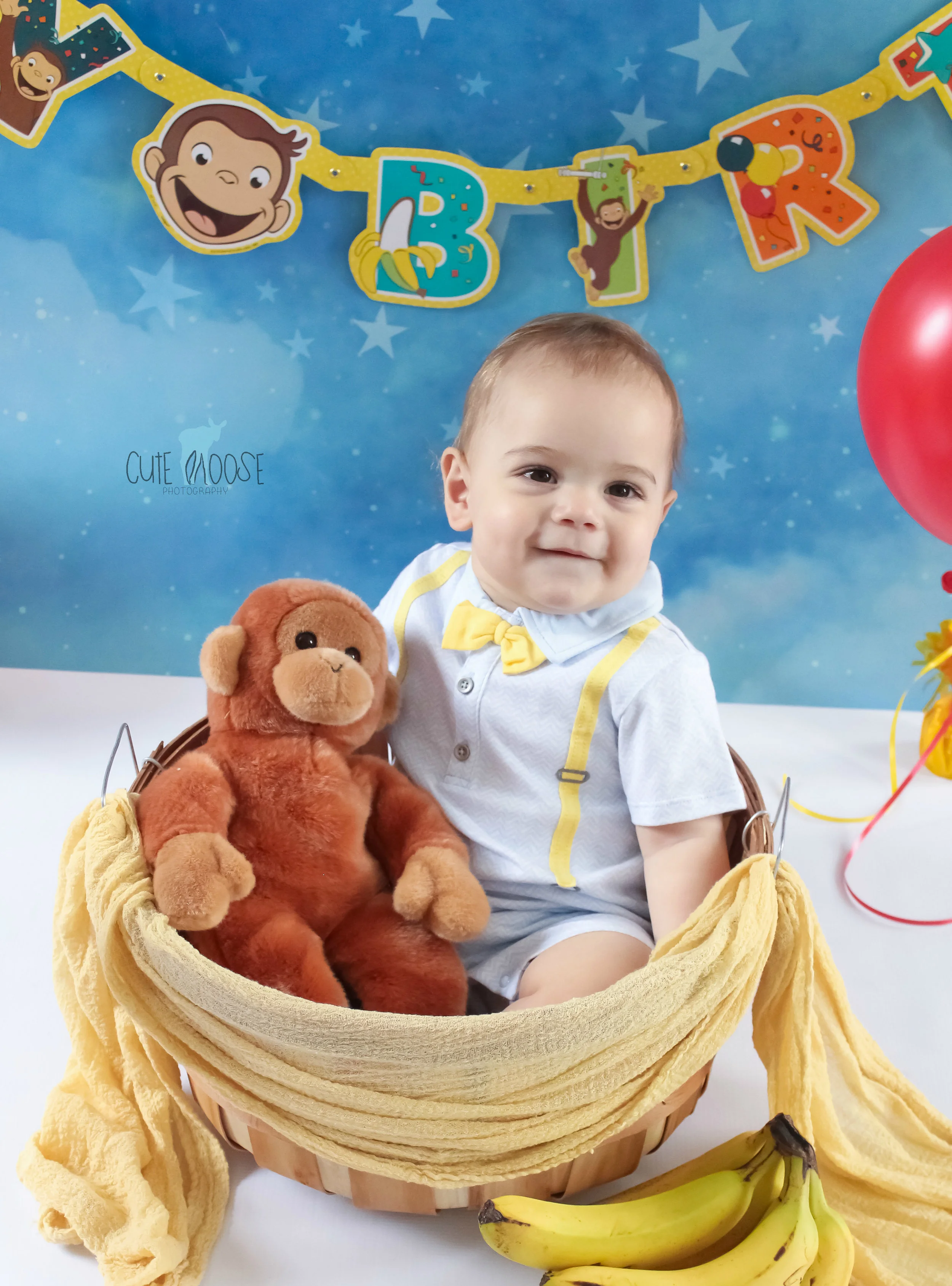 Max is One! - First Birthday Photography — Cute Moose Photography