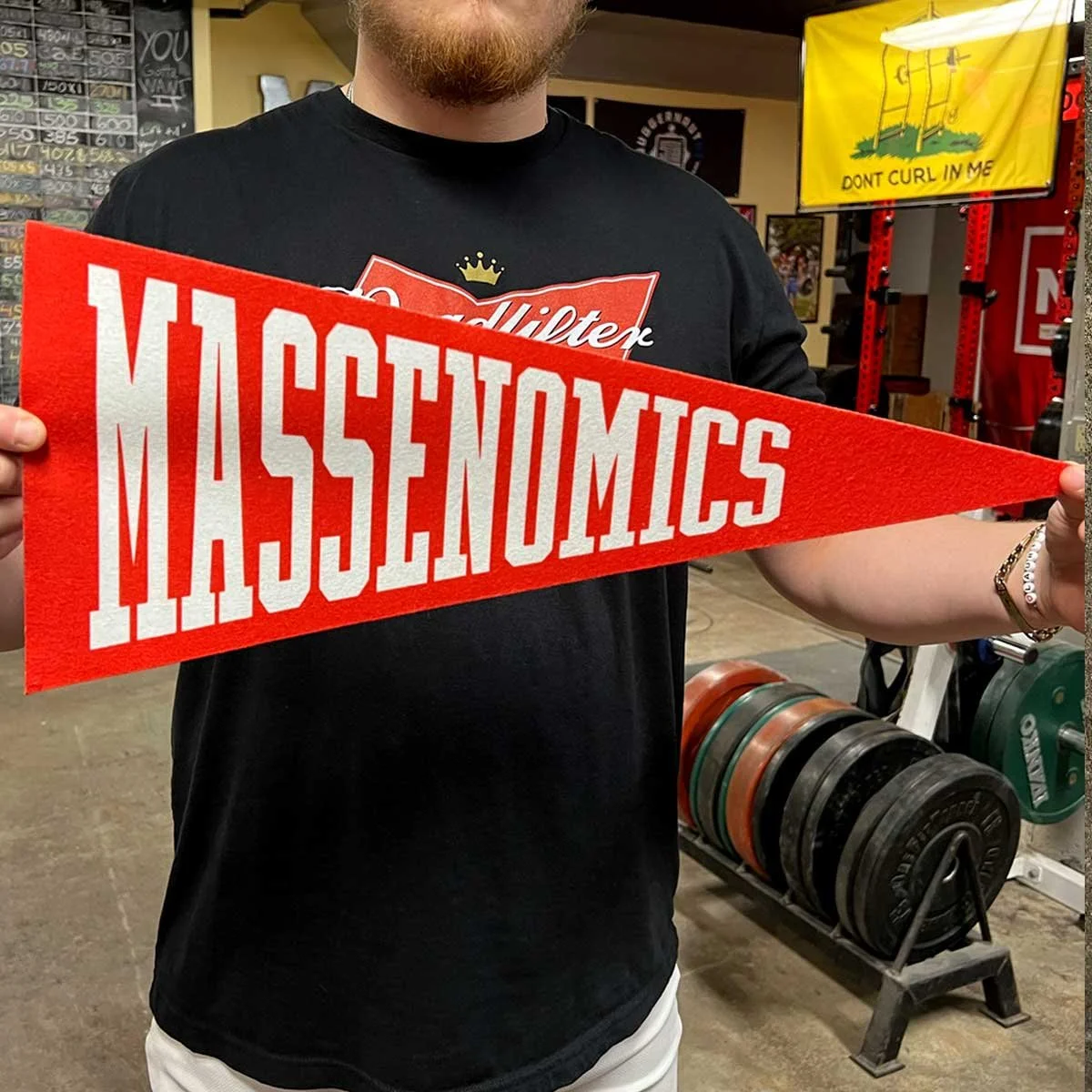 8-Bit Strongman Flag — Massenomics
