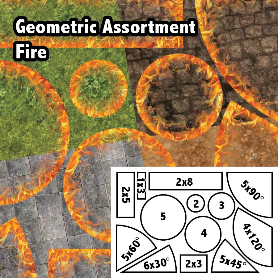 5E Spell Effects (3 Die-Cut Pages) — Arcknight