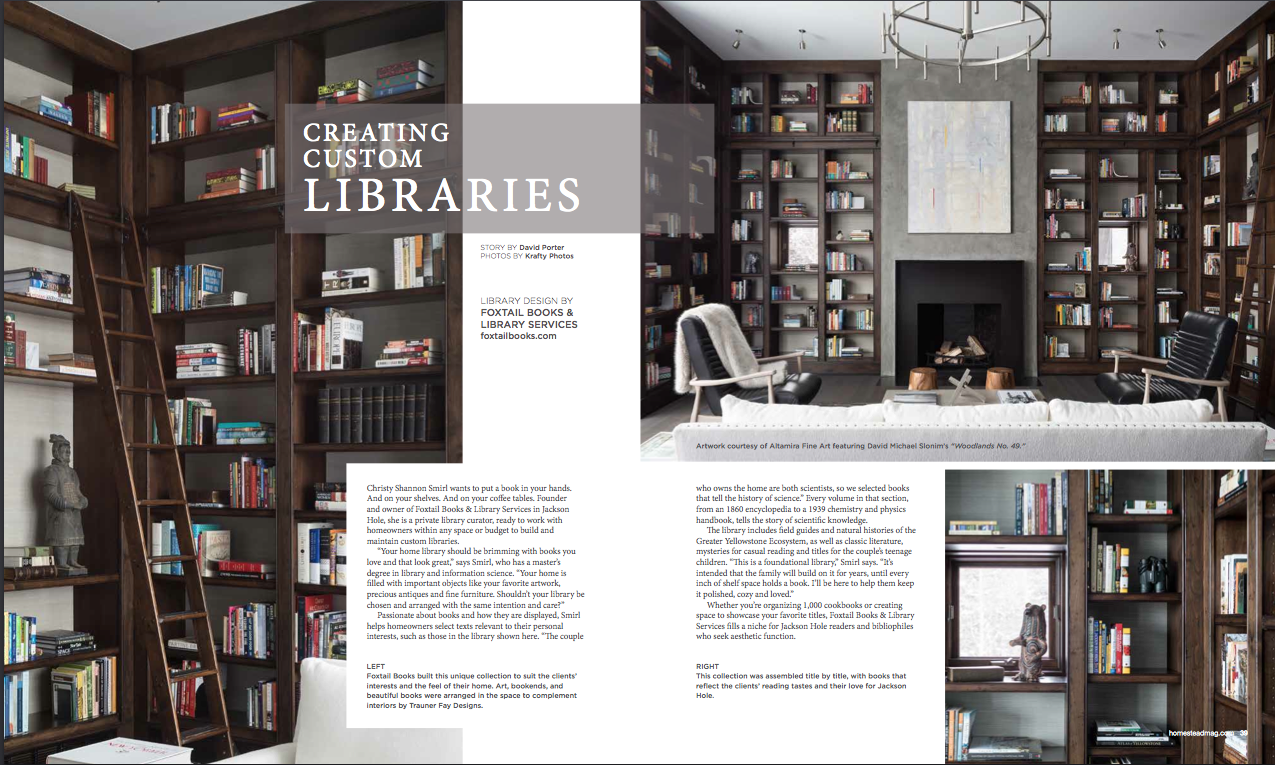 Home Library Design Services | Foxtail Books & Library Services