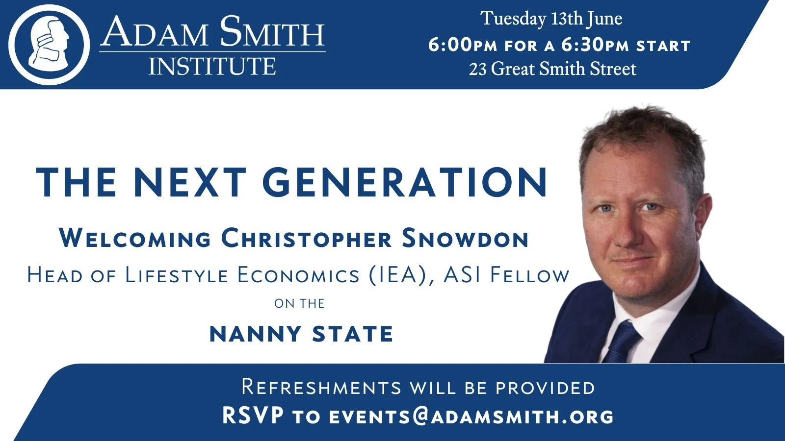 The Next Generation: Christopher Snowdon — Adam Smith Institute