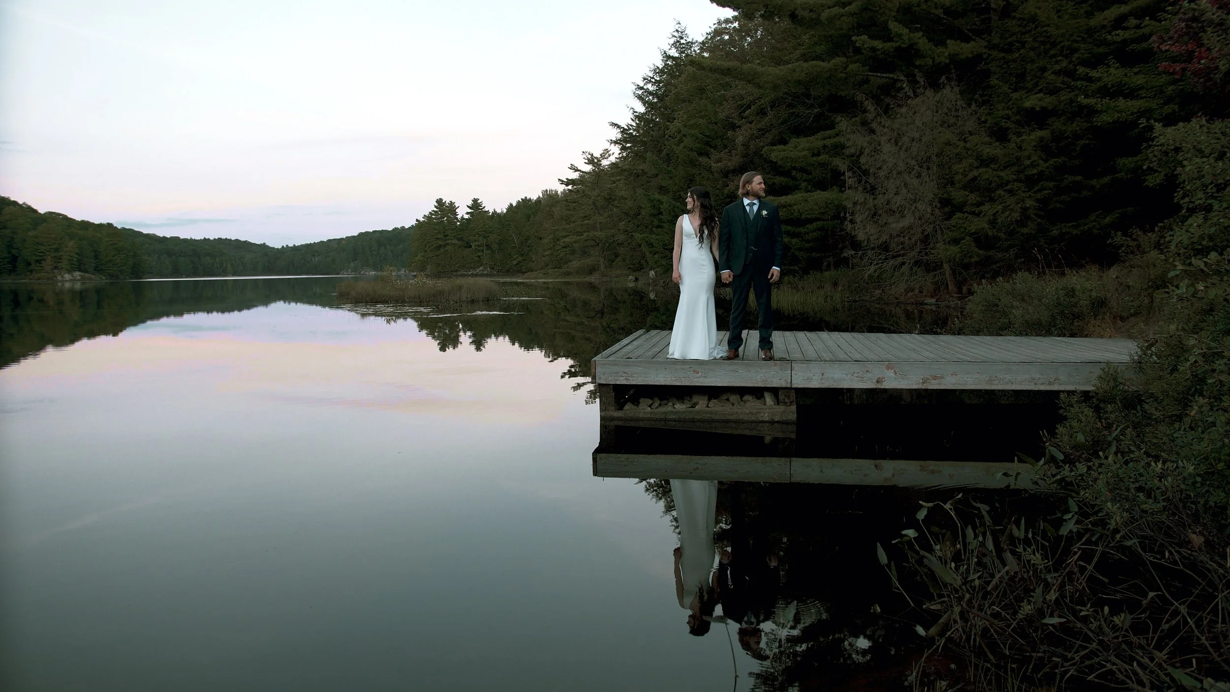 Allison and Justin's Words of Love at Trillium Resort in Port Sydney ...