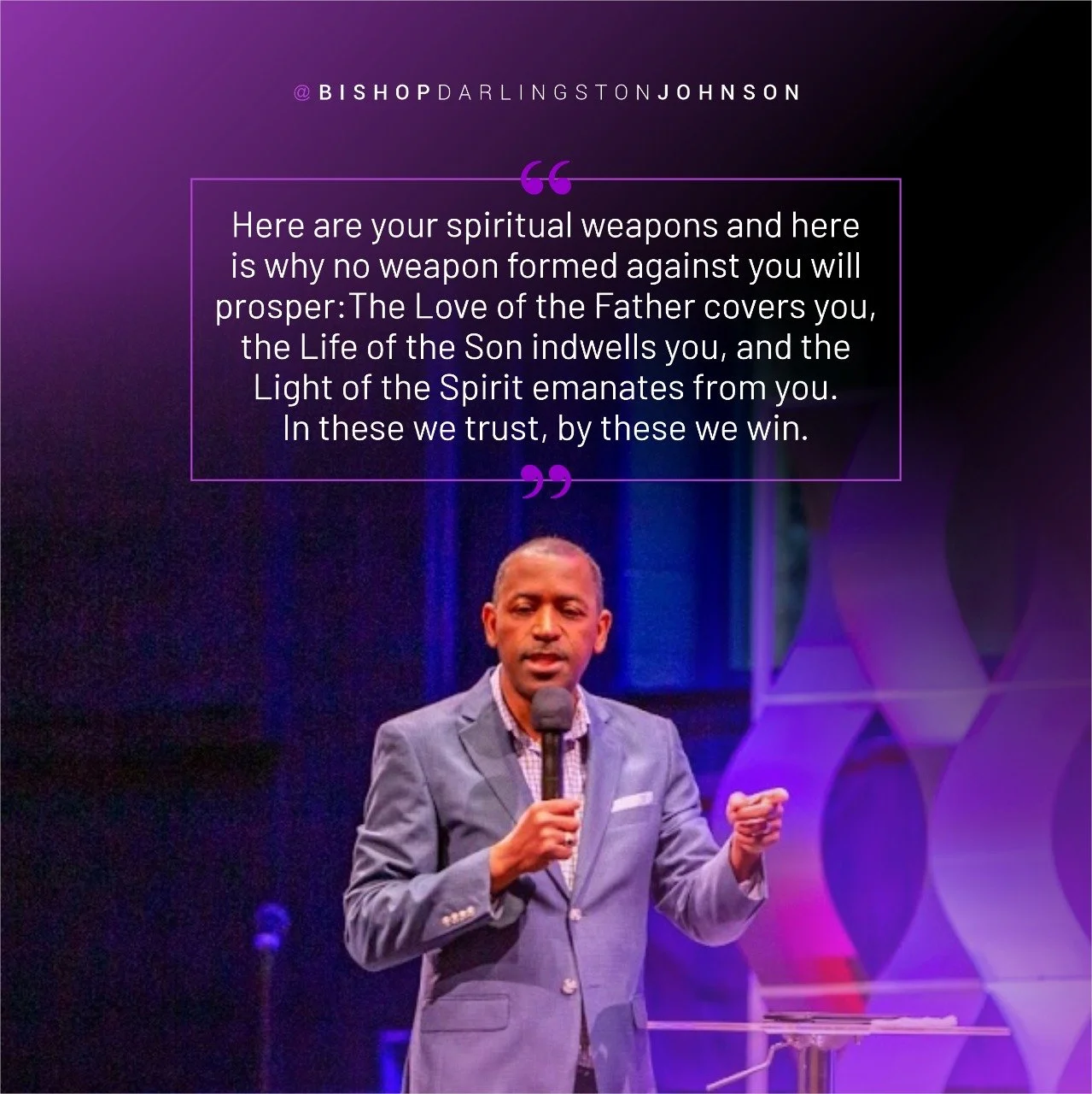 Bishop Darlingston Johnson — Harvest Intercontinental Church—Olney