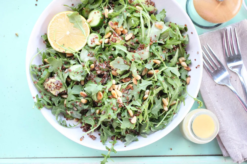 Rocket Salad w Lemony Dijon Dressing