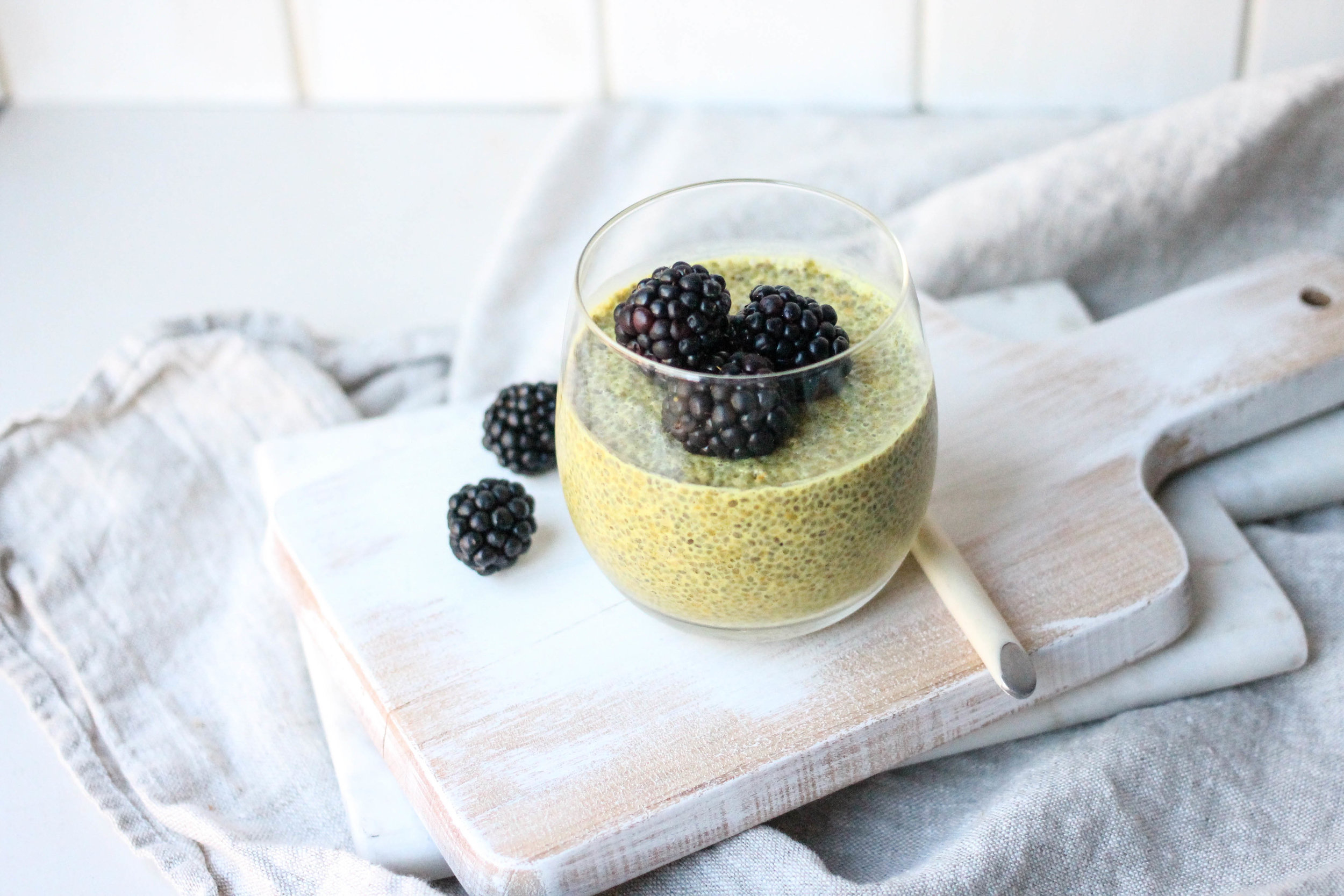 Golden Turmeric Chia Pudding