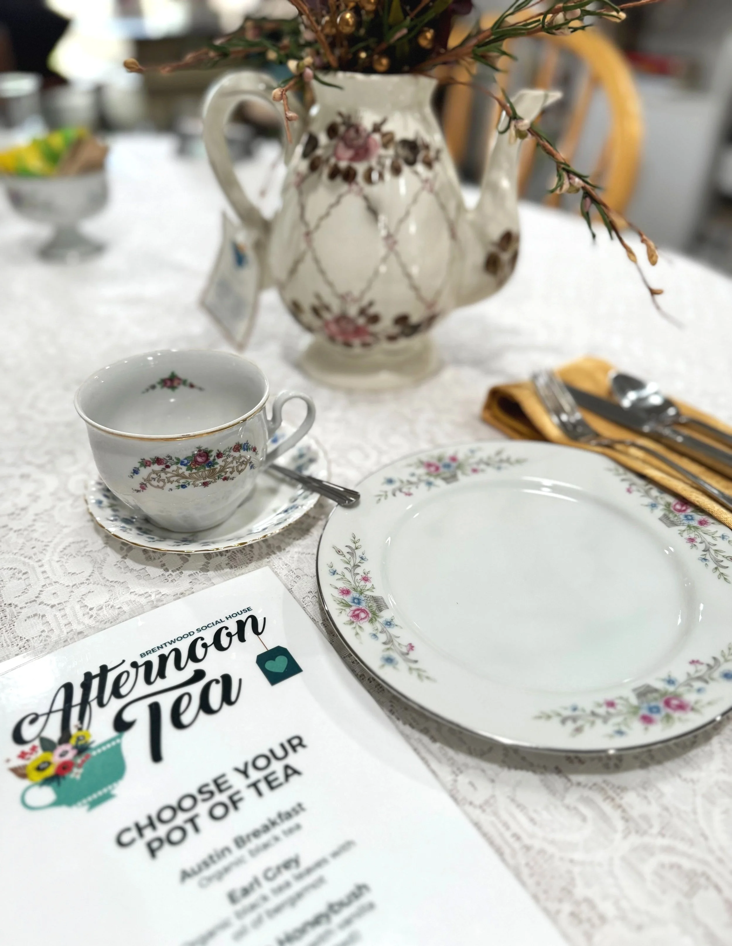 Afternoon Tea — Brentwood Social House