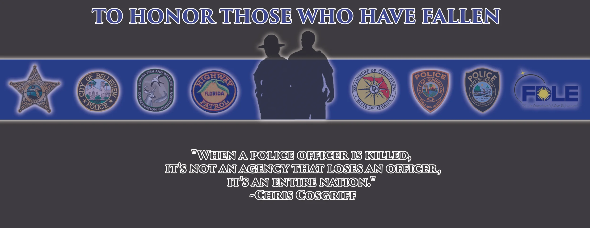 FALLEN OFFICER MEMORIAL — Marion County Sheriff's Office