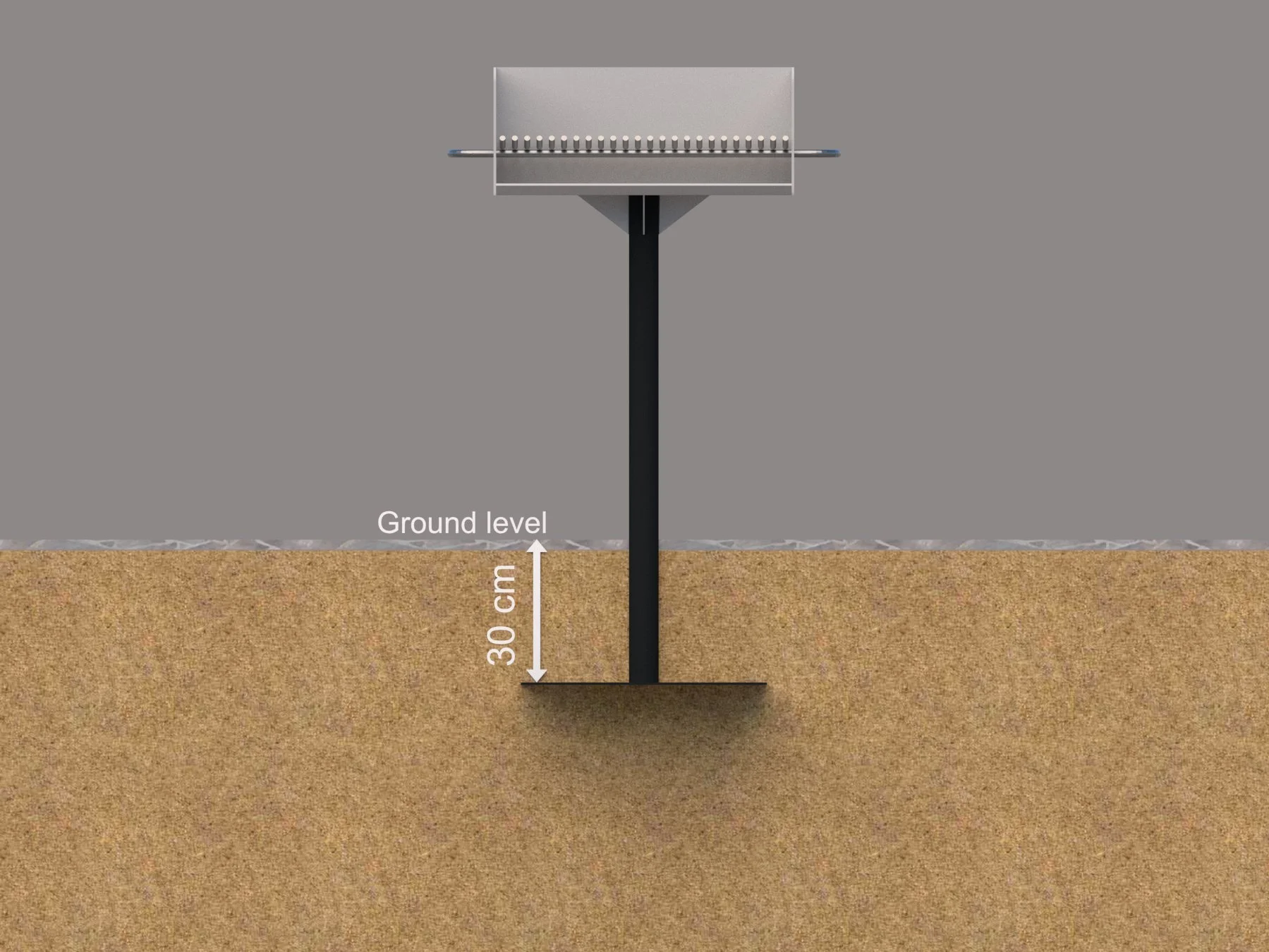 FixGrill with stainless steel grate for public environments. — Widala ...