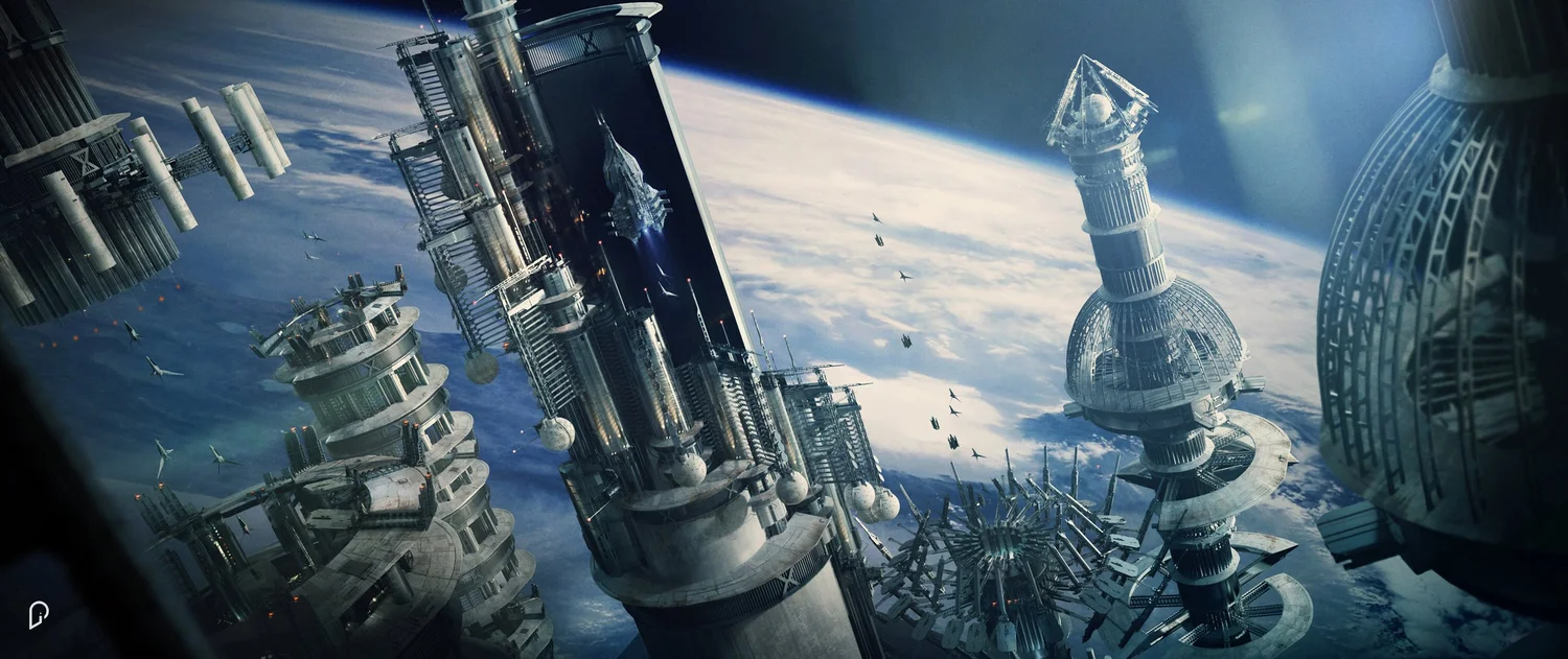 Space City Concept Art