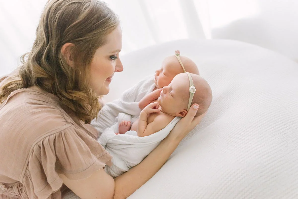 Navigating Your First Photoshoot with Twins - Reflections by Karen Byker