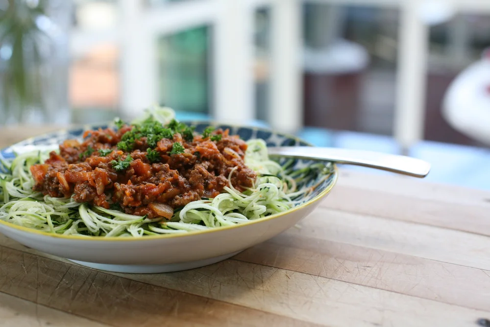 Lower-Carb Spagbol — Feel Fresh Nutrition