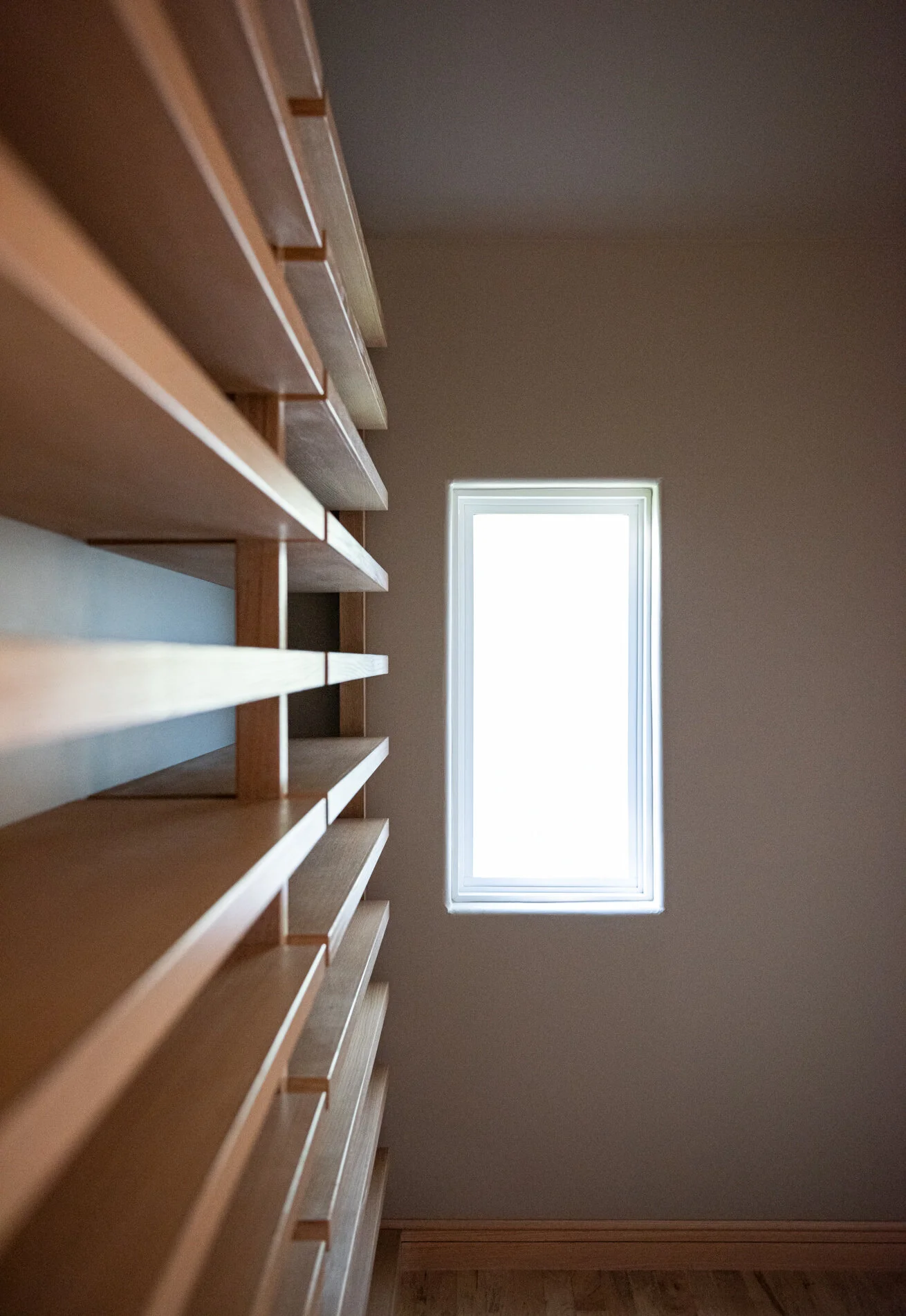 Red Rift Oak Closet, Hers — Karl Boonzaaijer Woodwork & Design