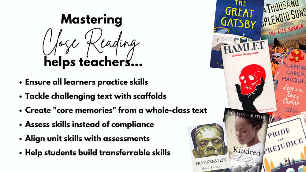 Mastering Close Reading Freebie — Mud and Ink Teaching