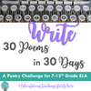 Can your class write 30 poems in 30 days? — AMANDA CARDENAS | MUD AND ...