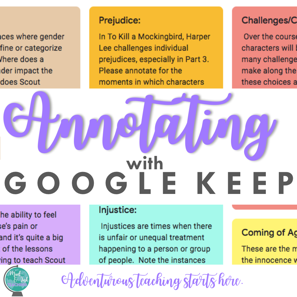 Teaching Annotation with Google Keep — AMANDA CARDENAS | MUD AND INK ...