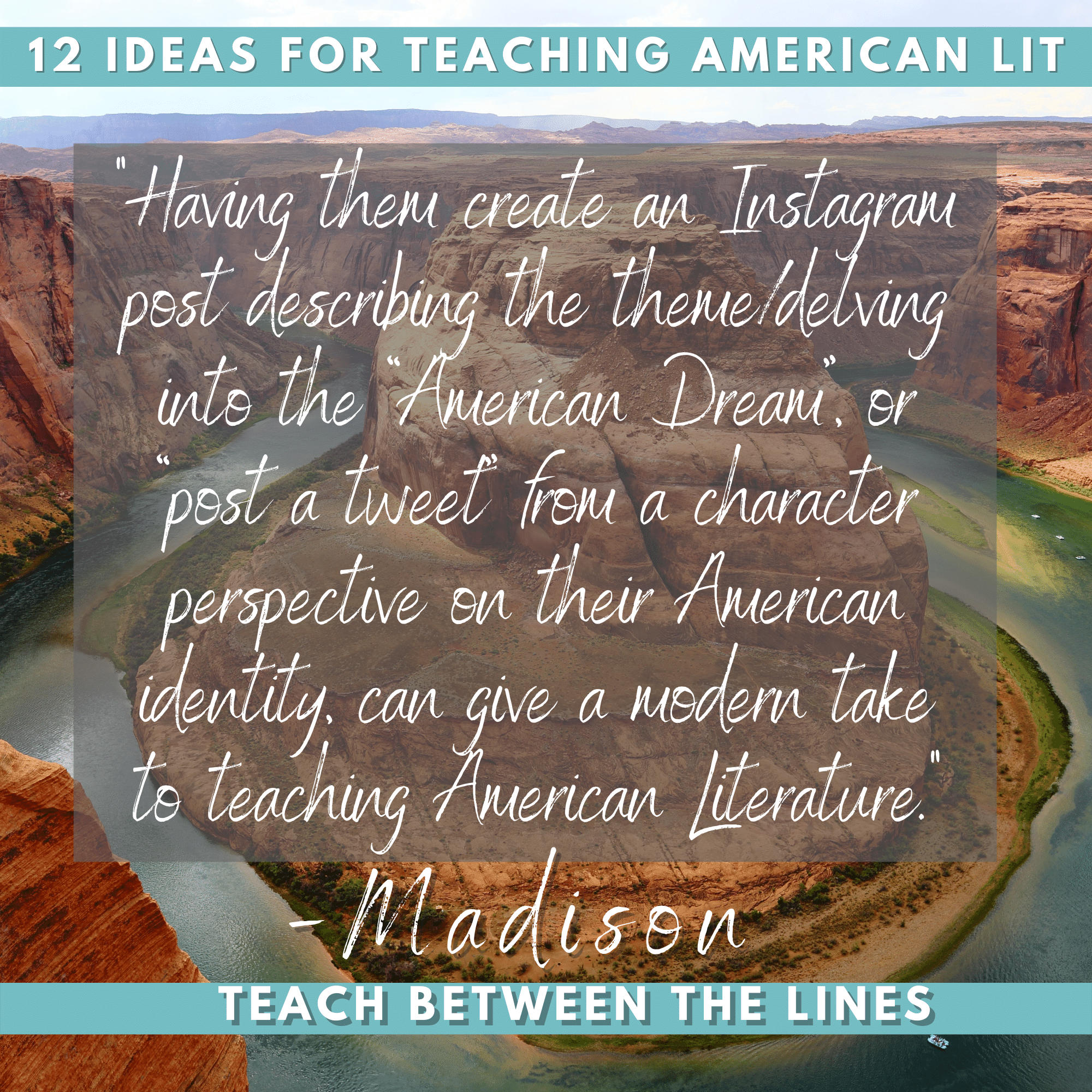 12 Ideas for Teaching American Lit — AMANDA CARDENAS | MUD AND INK TEACHING
