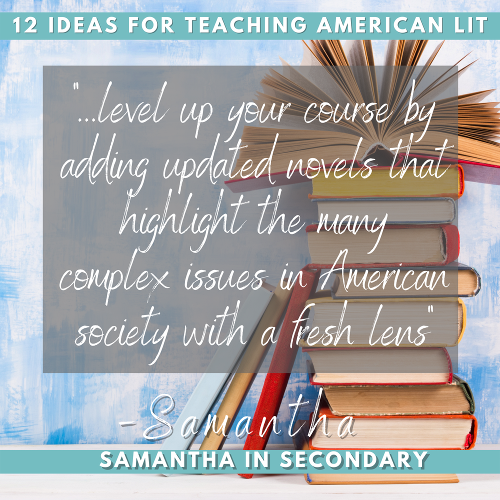 12 Ideas for Teaching American Lit — AMANDA CARDENAS | MUD AND INK TEACHING