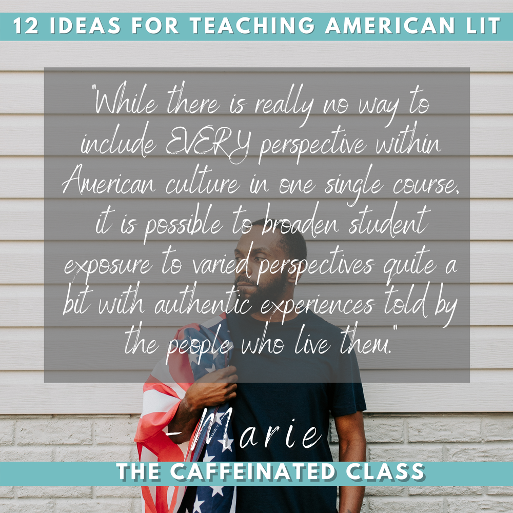 12 Ideas for Teaching American Lit — AMANDA CARDENAS | MUD AND INK TEACHING