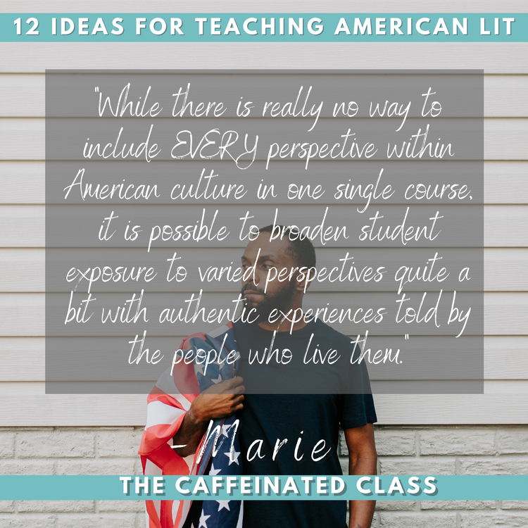 12 Ideas for Teaching American Lit — AMANDA CARDENAS | MUD AND INK TEACHING