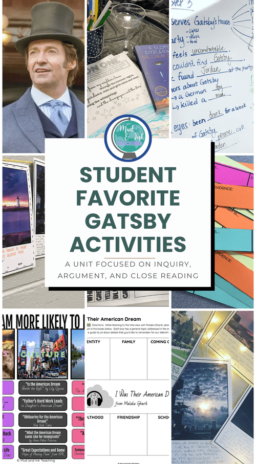 Teaching The Great Gatsby: A Teacher's Guide to Close Reading — AMANDA ...