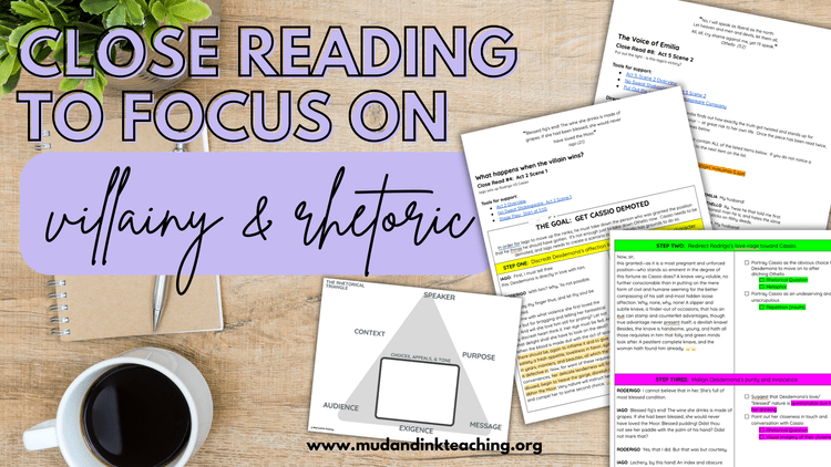 TEACHING OTHELLO: What makes Iago Shakespeare’s Perfect Villain? — Mud ...