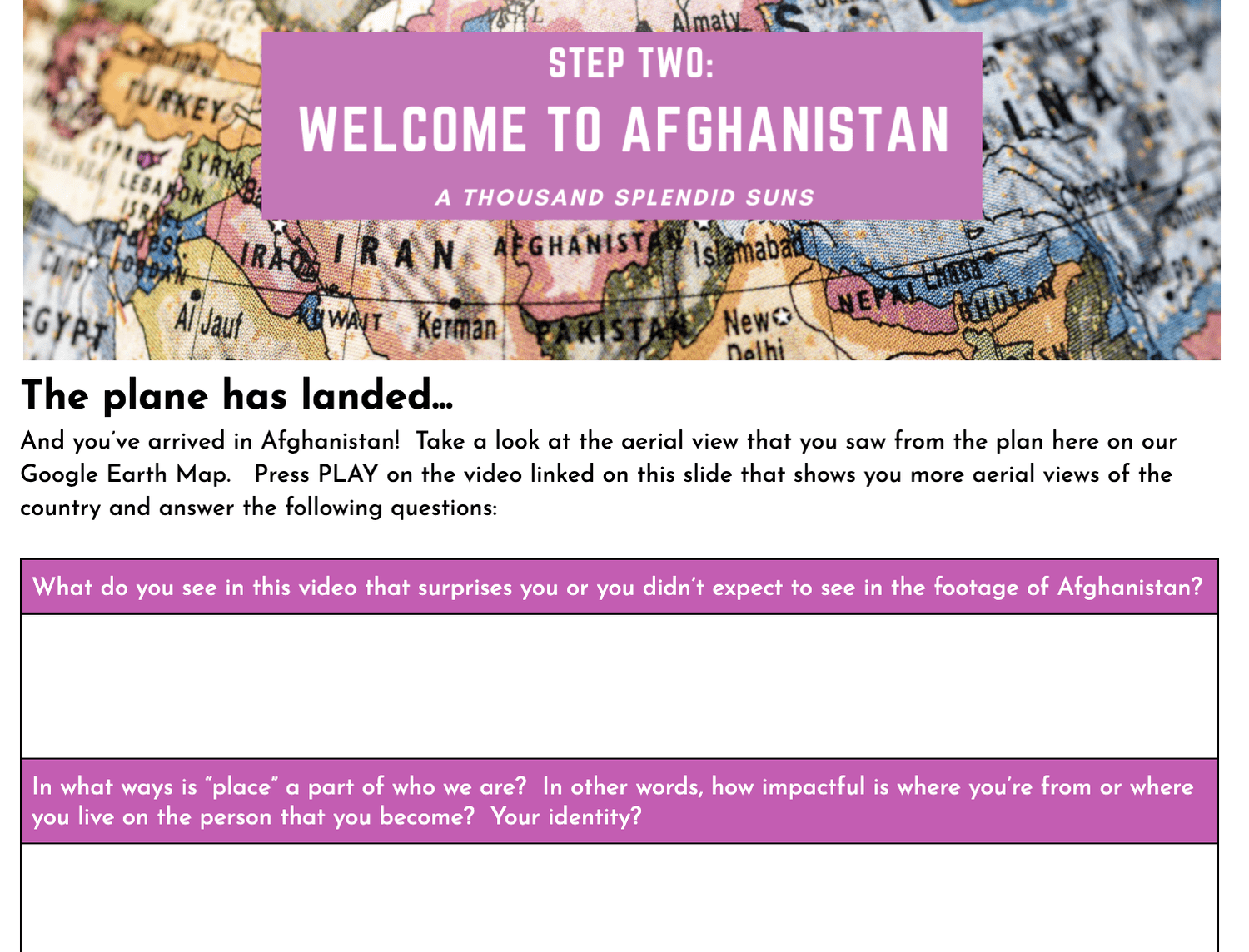 Three Reasons You Should be Teaching A Thousand Splendid Suns — AMANDA ...