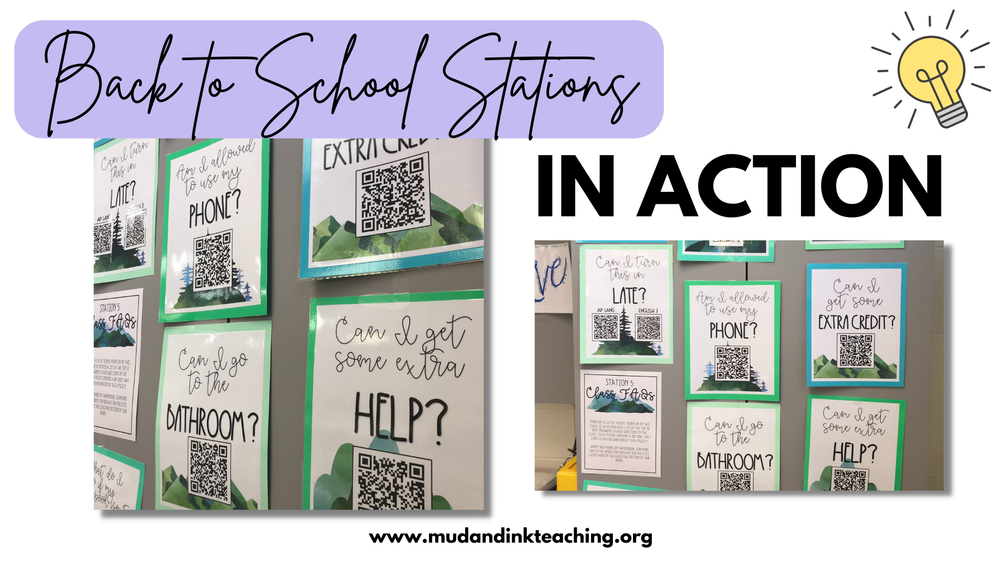 10 Back to School Learning Station Ideas for Middle and High School ...