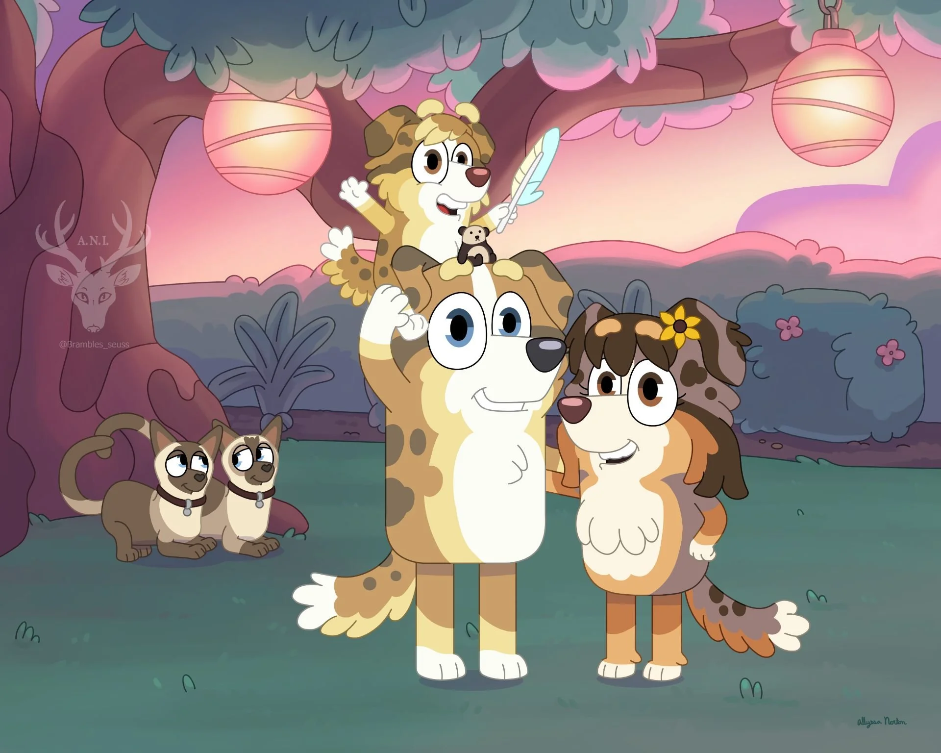 Bluey Bingo Decor, Bluey Family, Bluey Door Hanger Sign, Bluey Door ...