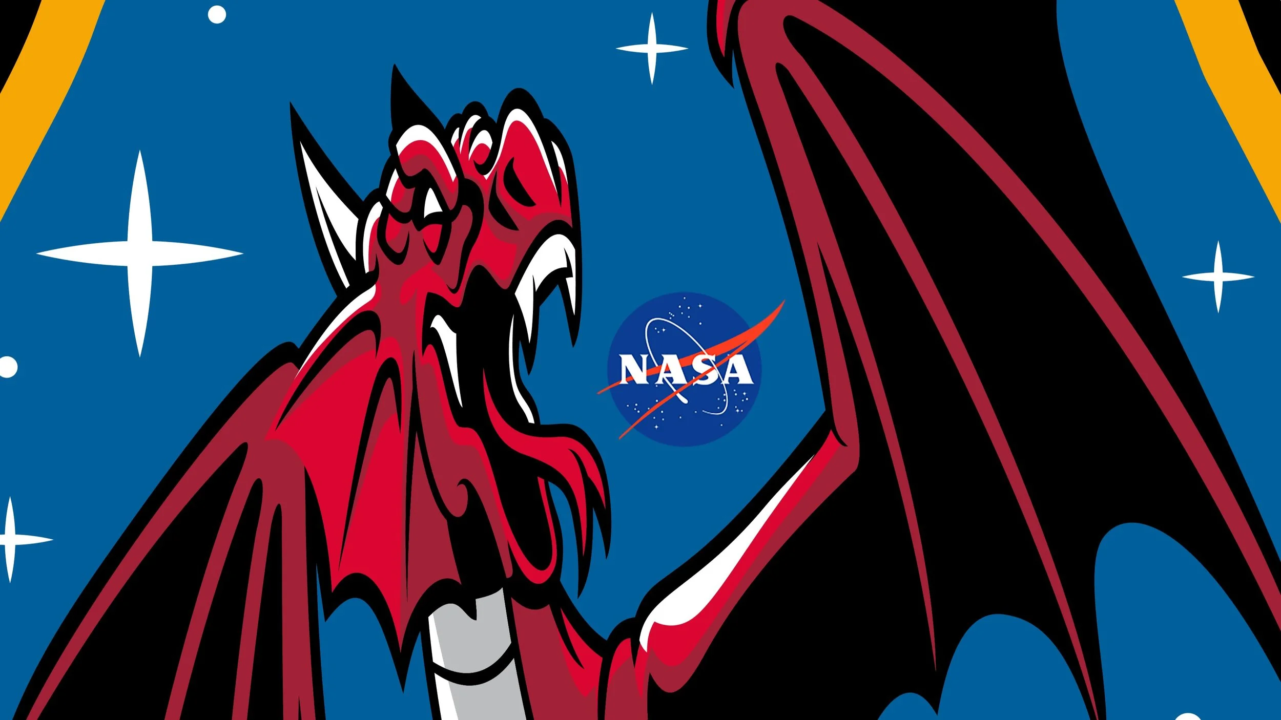NASA's Logo is Satan’s Tongue, who is a Serpent Dragon — Qur'anic Warners