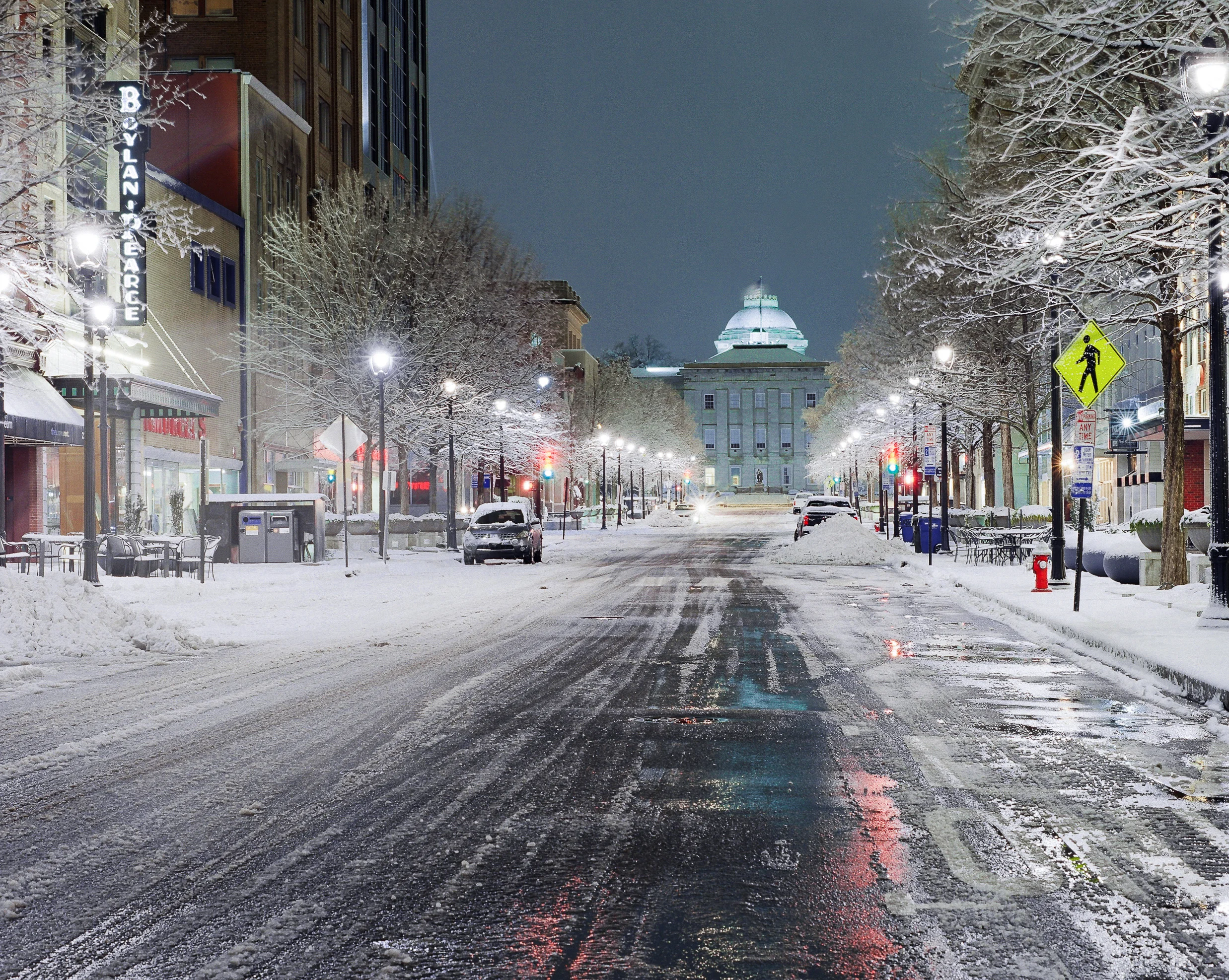 Winter storm in Raleigh, North Carolina film photography shot on Pentax ...