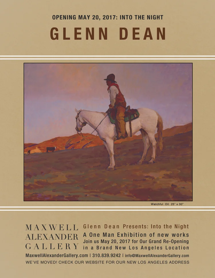 GLENN DEAN "INTO THE NIGHT" | MAY 2017 | — Maxwell Alexander Gallery