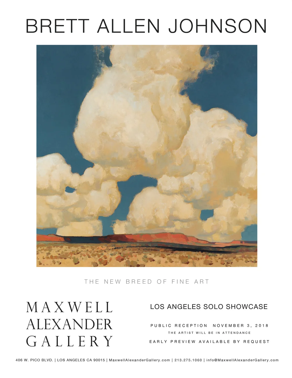 Brett Allen Johnson "New Works" |NOVEMBER 2018| — Maxwell Alexander Gallery