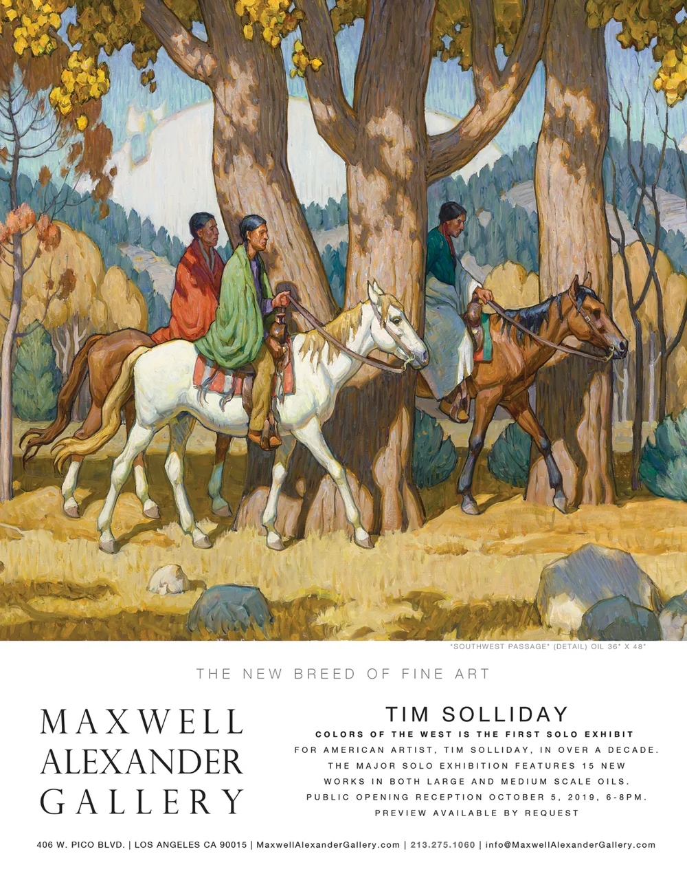 TIM SOLLIDAY SOLO EXHIBIT — Maxwell Alexander Gallery