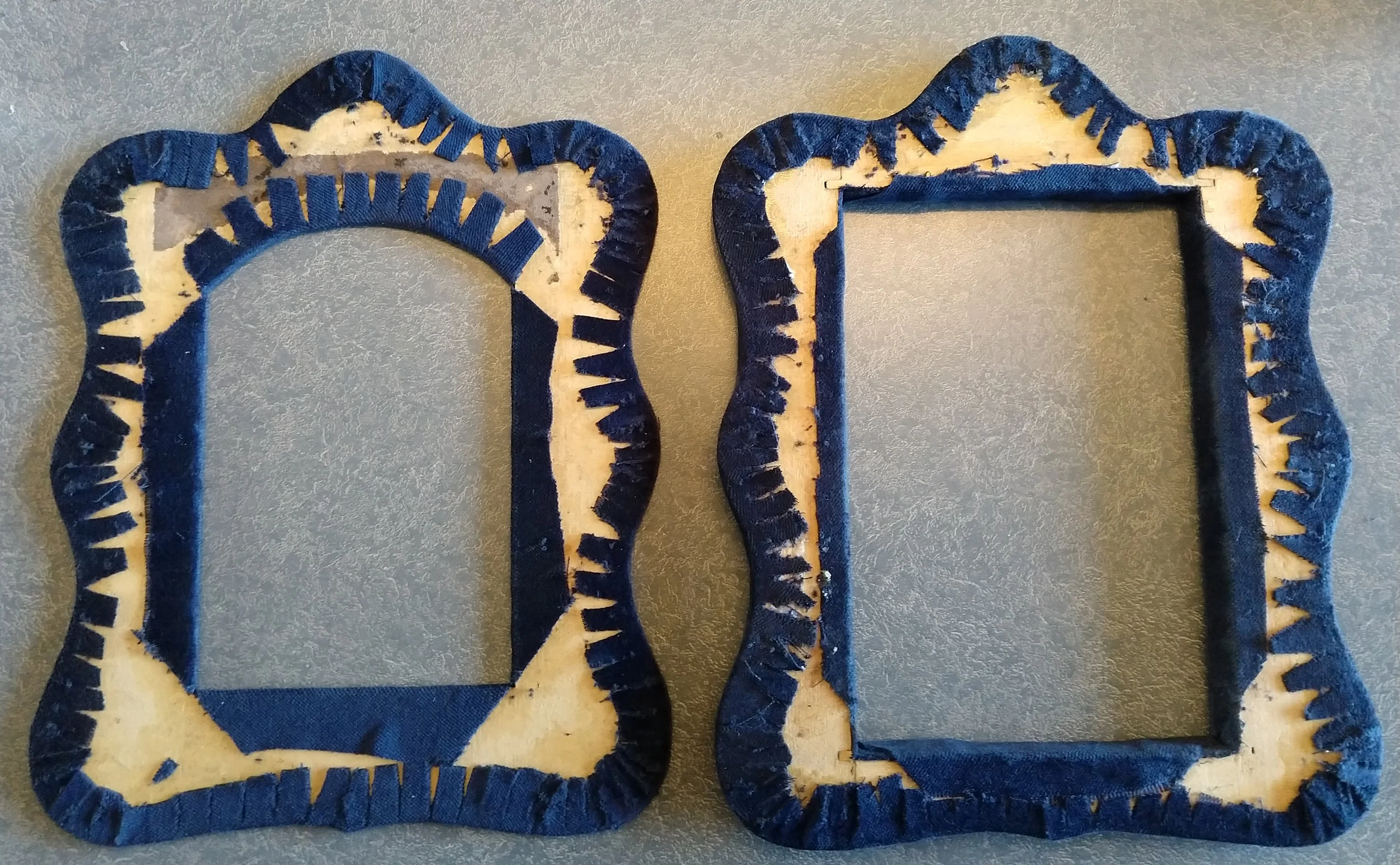 Sterling Silver Picture Frame velvet restored — Harriete Estel Berman