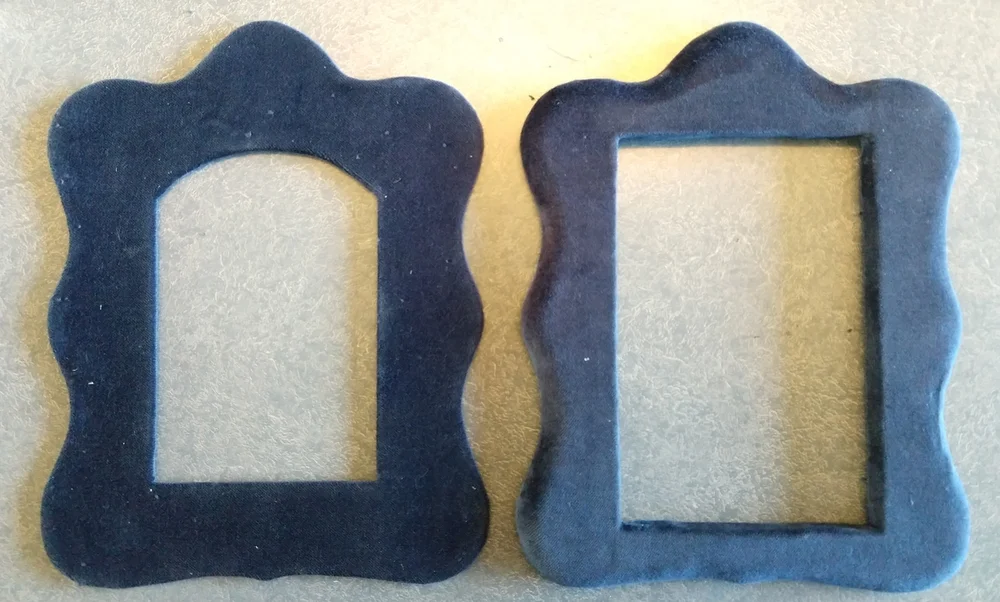 Sterling Silver Picture Frame velvet restored — Harriete Estel Berman