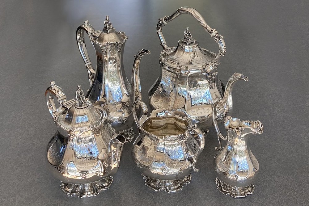 Polishing Sterling Silver Tea Sets — Harriete Estel Berman