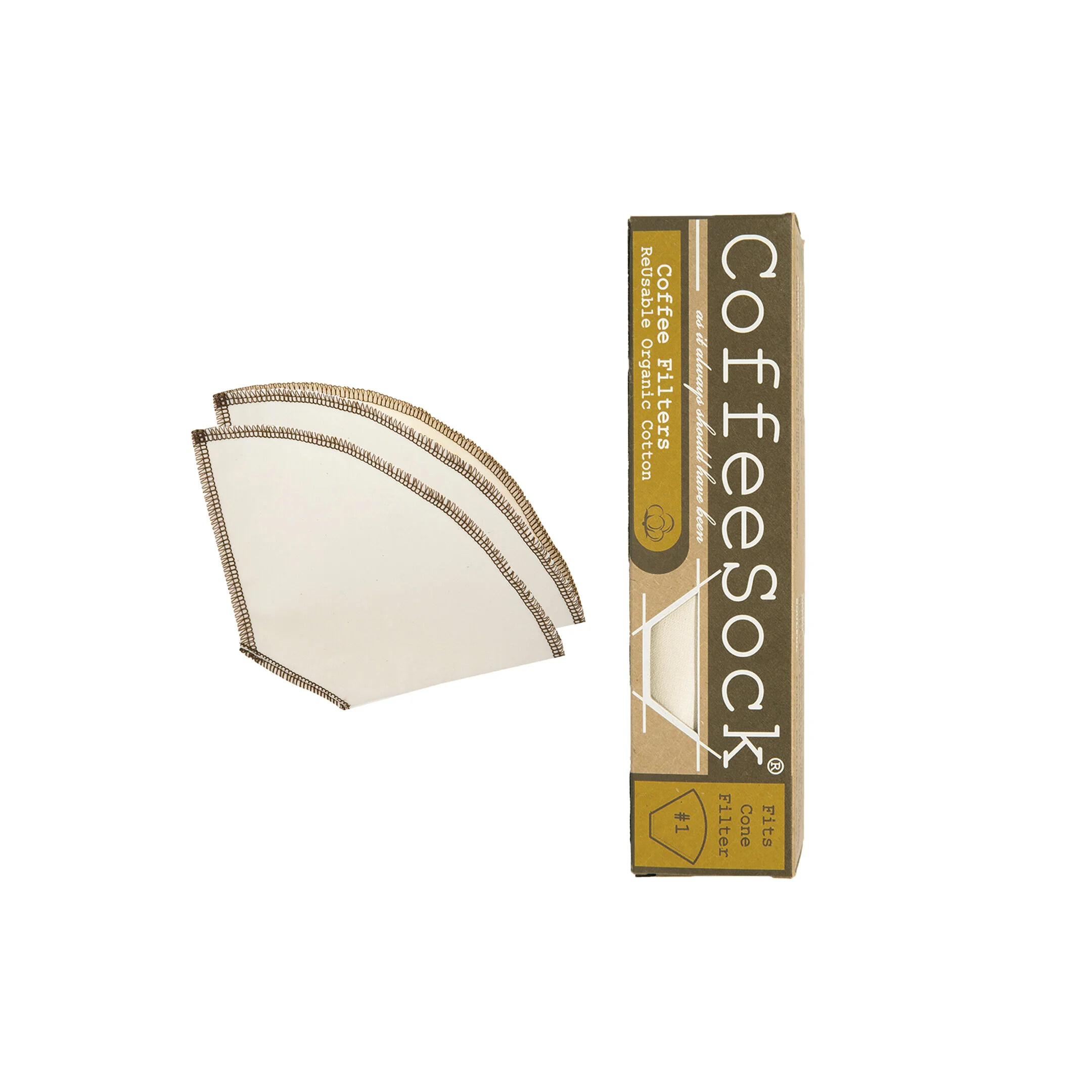 Reusable Organic Cotton Hot Brew Coffee and Tea Filters — CoffeeSock