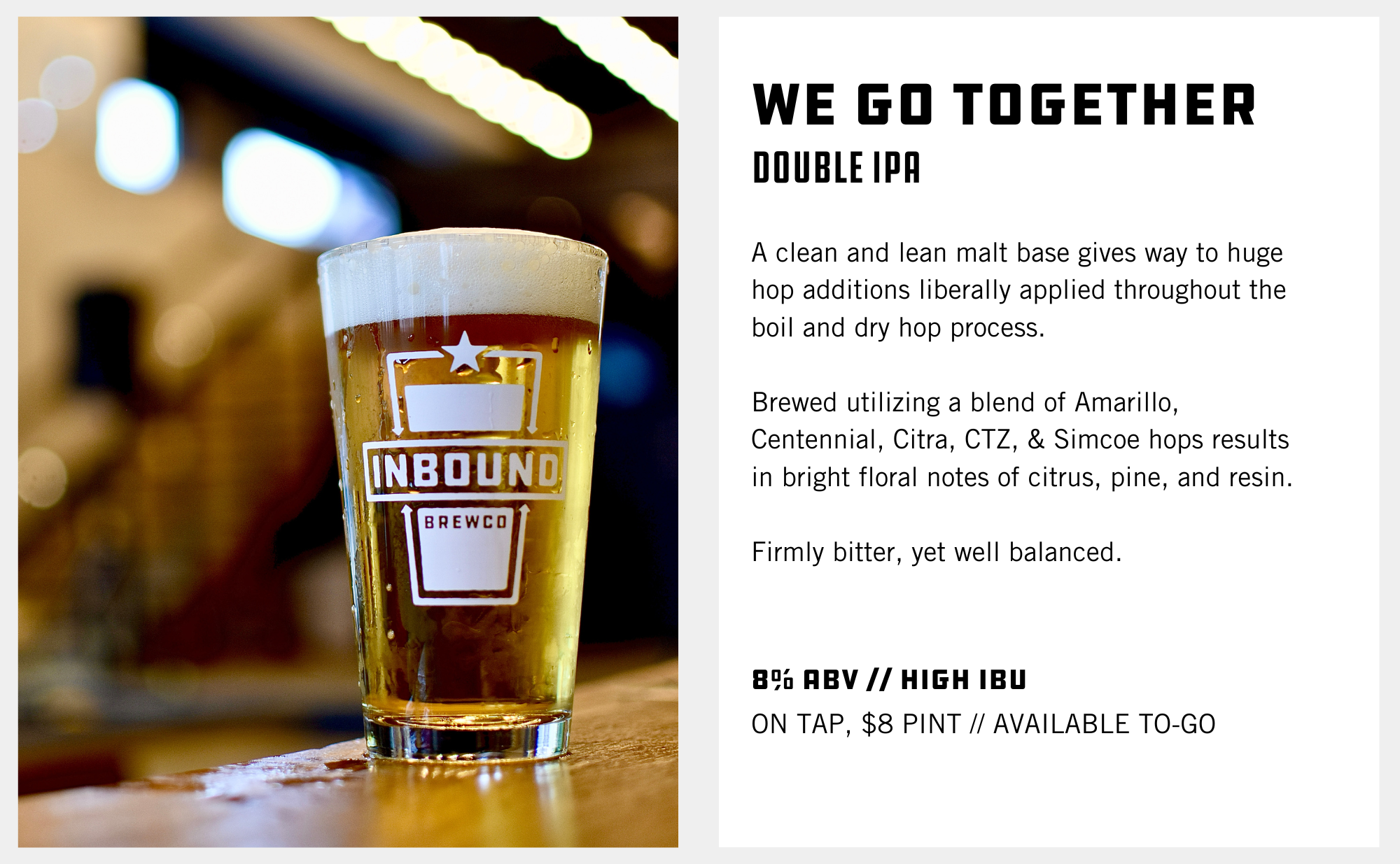 What's Behind the Bar — Inbound BrewCo