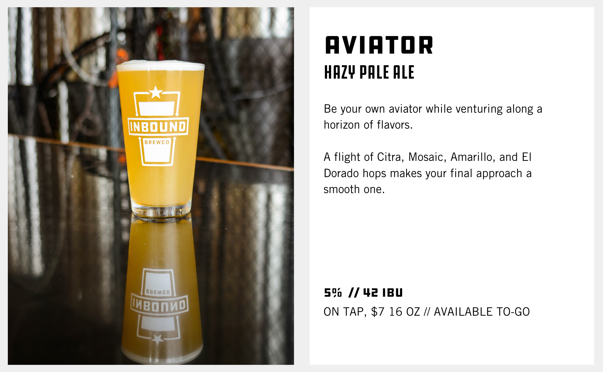What's Behind the Bar — Inbound BrewCo