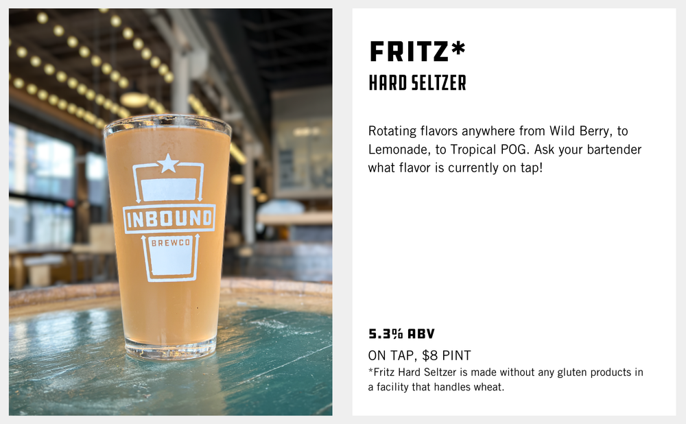 What's Behind the Bar — Inbound BrewCo