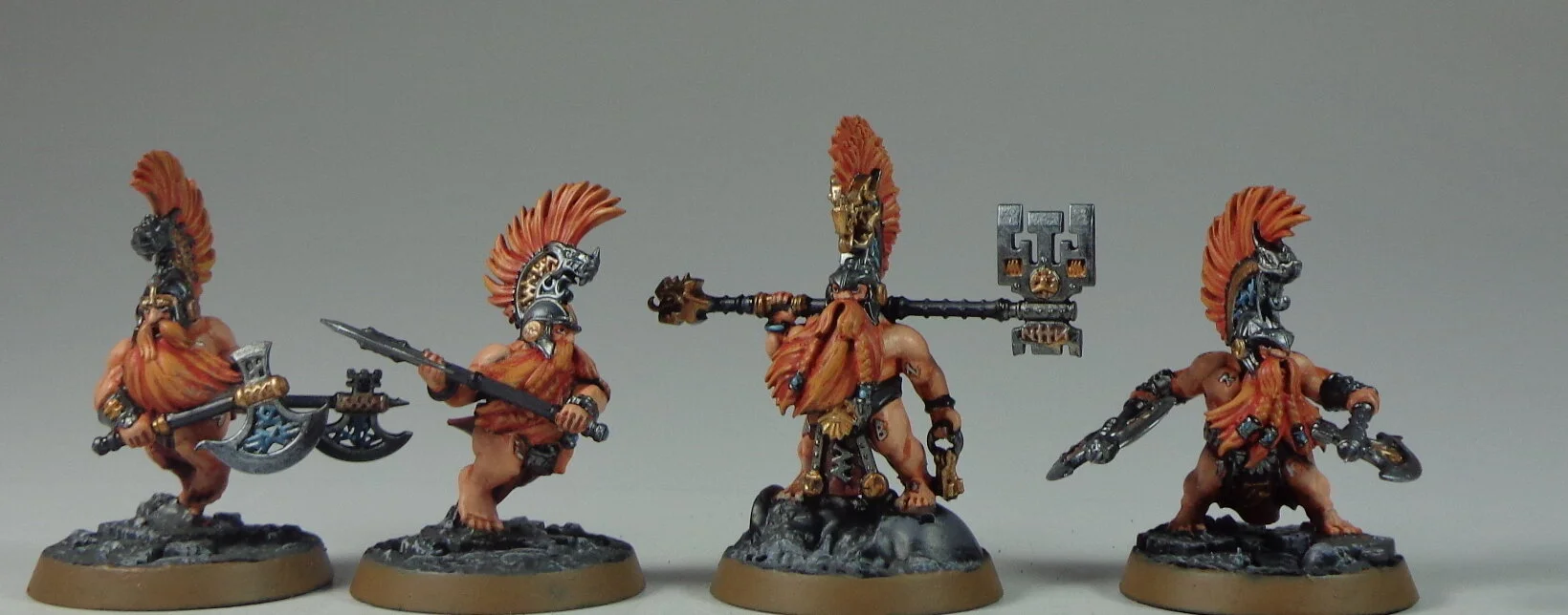Age of Sigmar: Painting Some Fyreslayers Miniatures — Paintedfigs ...