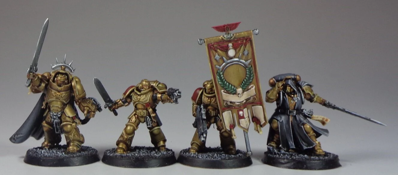 40k: Some Primaris Space Marines Miniature Painting — Paintedfigs ...