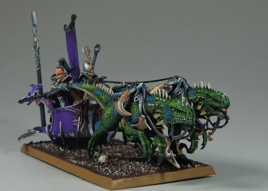 Warhammer Fantasy: Painting Dark Elves — Paintedfigs Miniature Painting ...