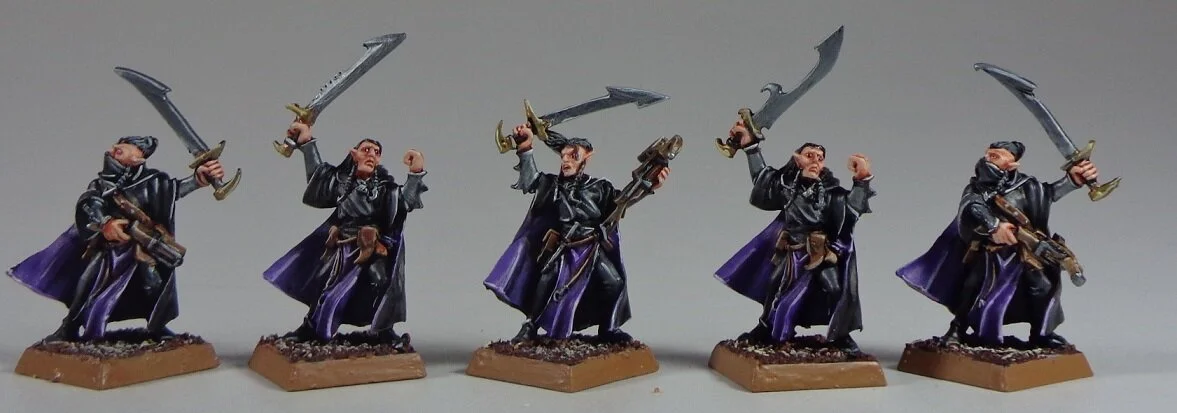 Warhammer Fantasy: Painting Dark Elves — Paintedfigs Miniature Painting ...