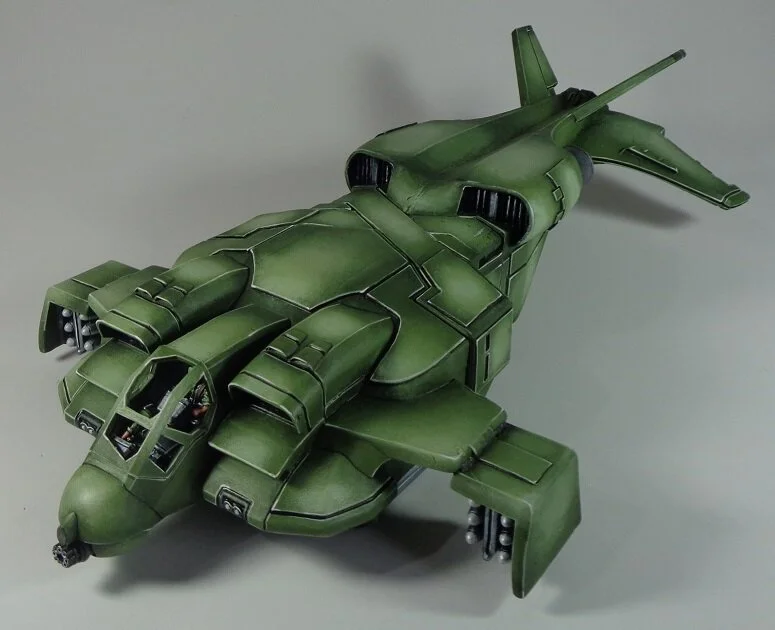 Painting the Prodos Games Aliens Vs. Predator Dropship — Paintedfigs ...