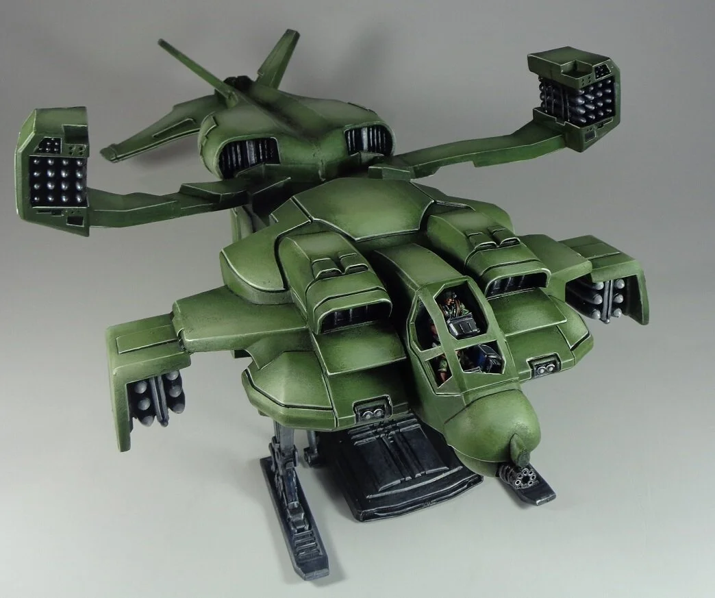 Painting the Prodos Games Aliens Vs. Predator Dropship — Paintedfigs ...