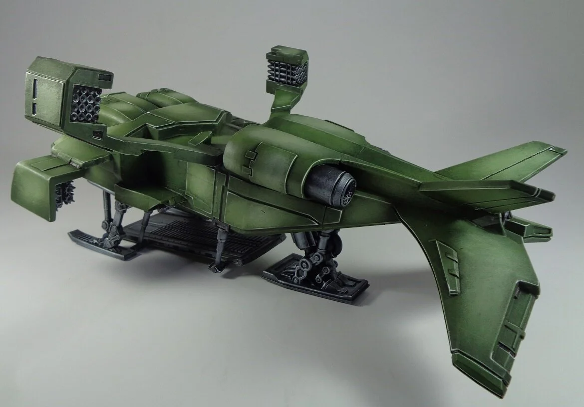 Painting the Prodos Games Aliens Vs. Predator Dropship — Paintedfigs ...