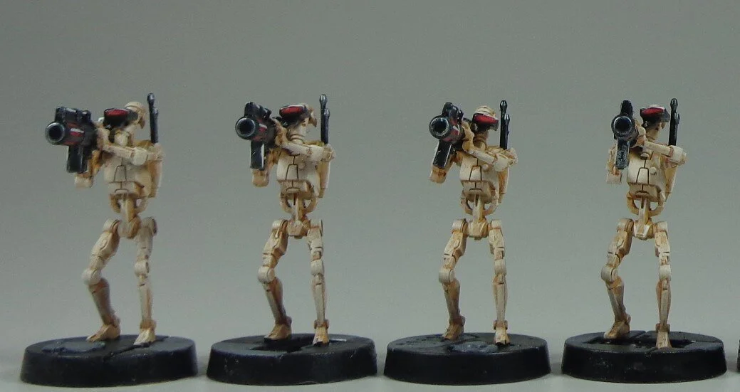 Star Wars Legion: Painting Trade Federation B-1 Droids and Droidekas ...