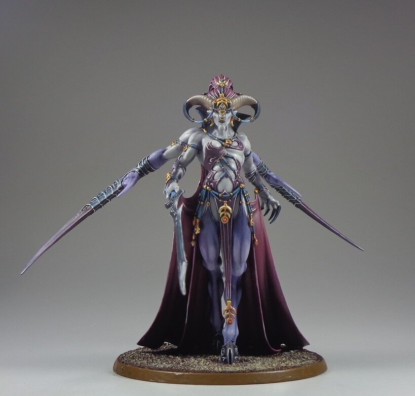 Slaanesh Daemons, Painted to Our Highest Quality — Paintedfigs ...