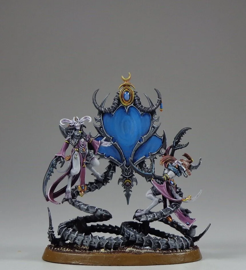 Slaanesh Daemons, Painted to Our Highest Quality — Paintedfigs ...